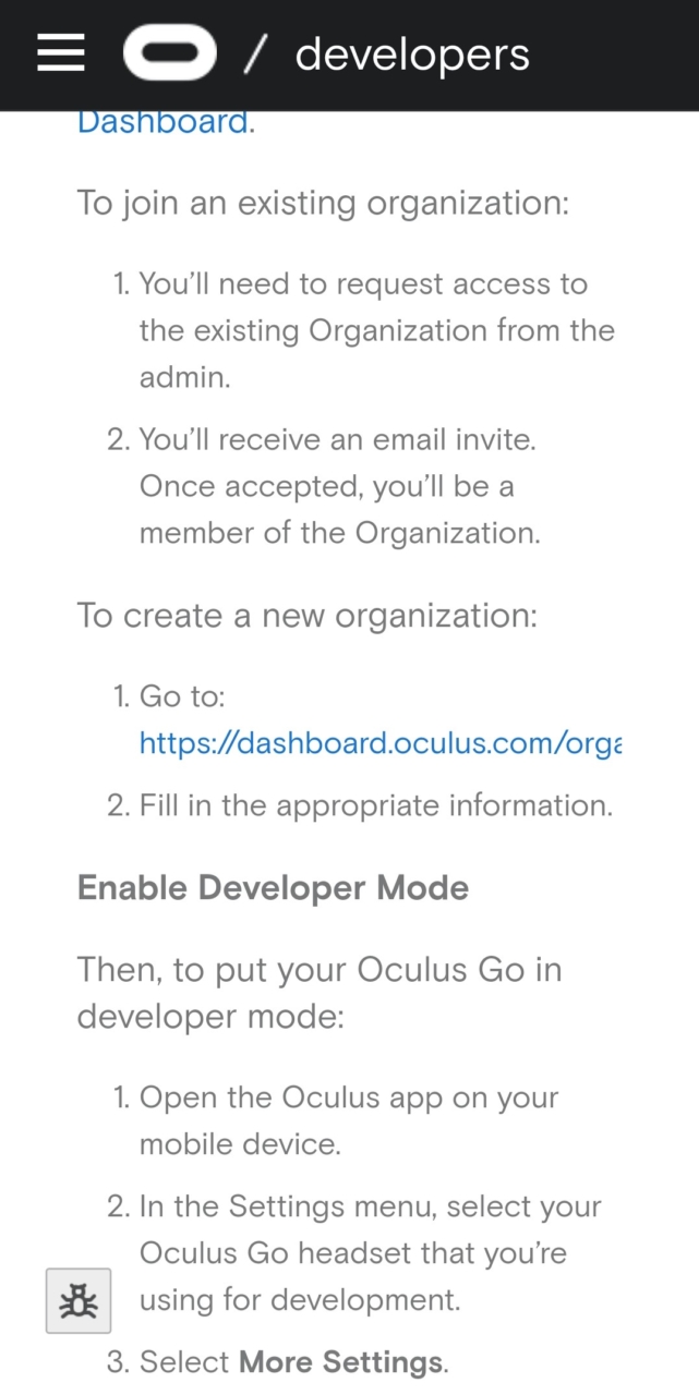 Oculus Quest ：開発者モードへの入り方 | 着物オヤジ